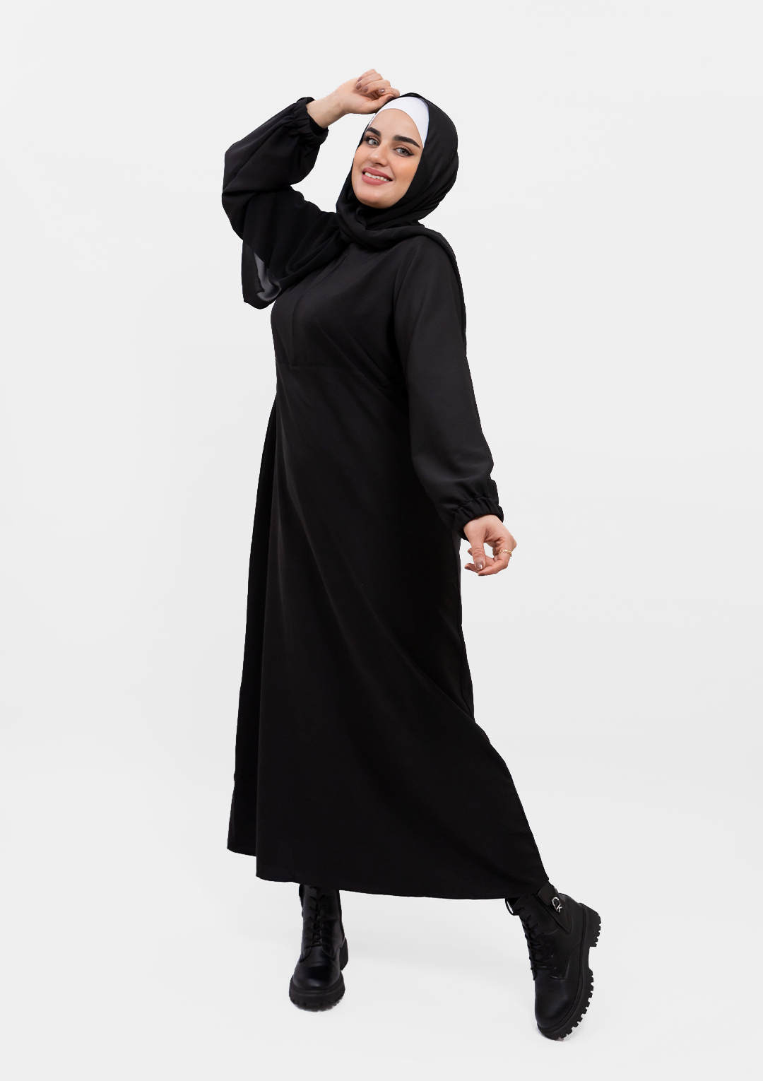 ESSENTIAL ABAYA - Noir - Faracha .ma
