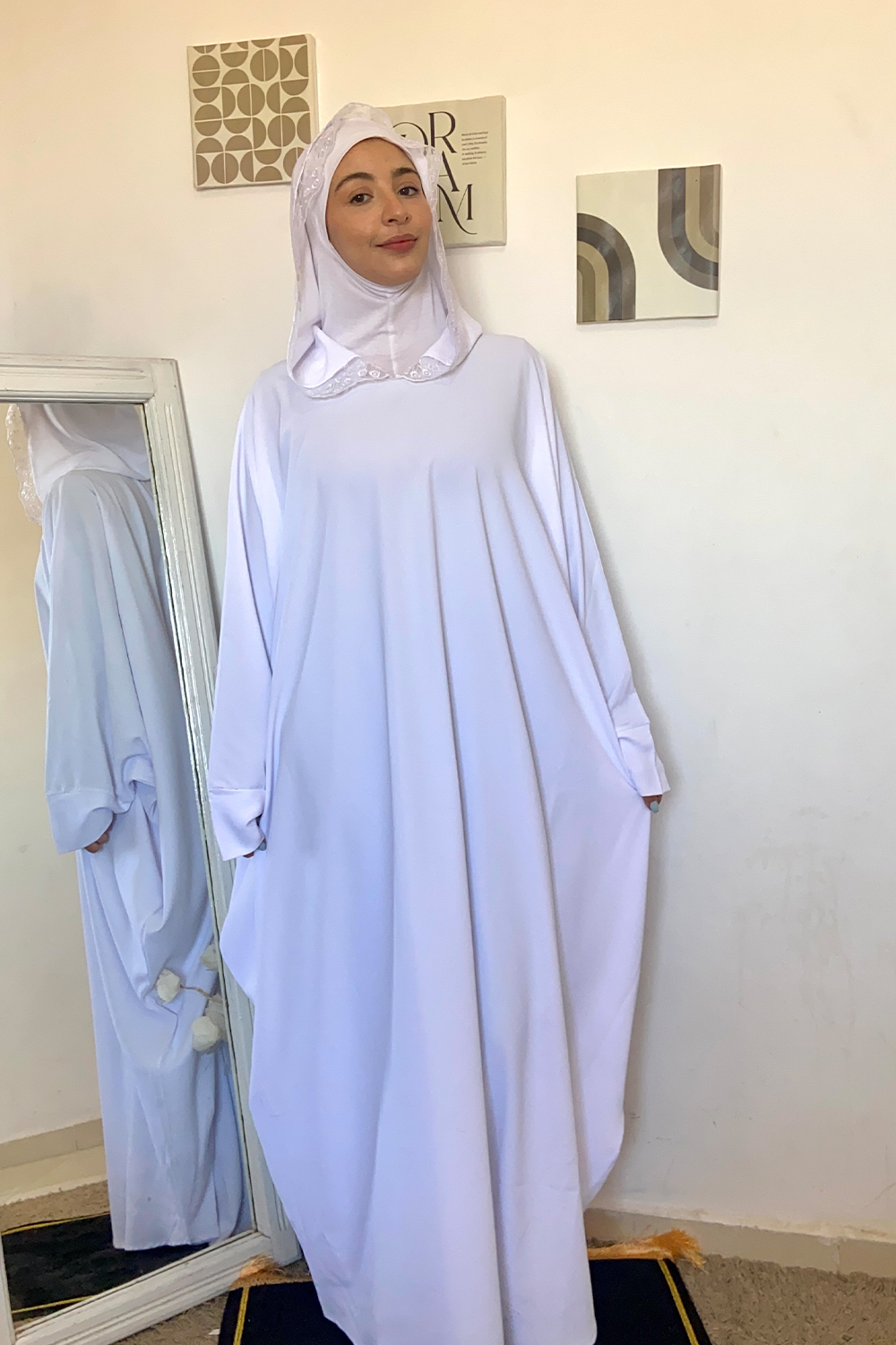 Faracha de prière à capuche - bonnet integré - Faracha